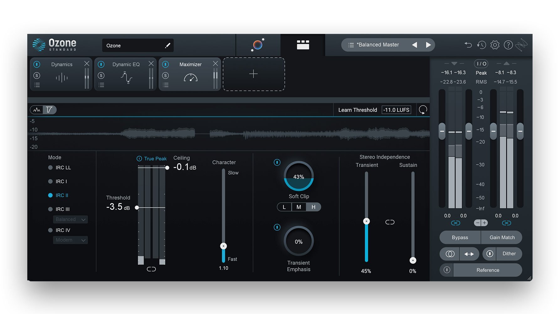 Buy Ozone 11 Standard | Audio Plugins | iZotope | ANSATA | India